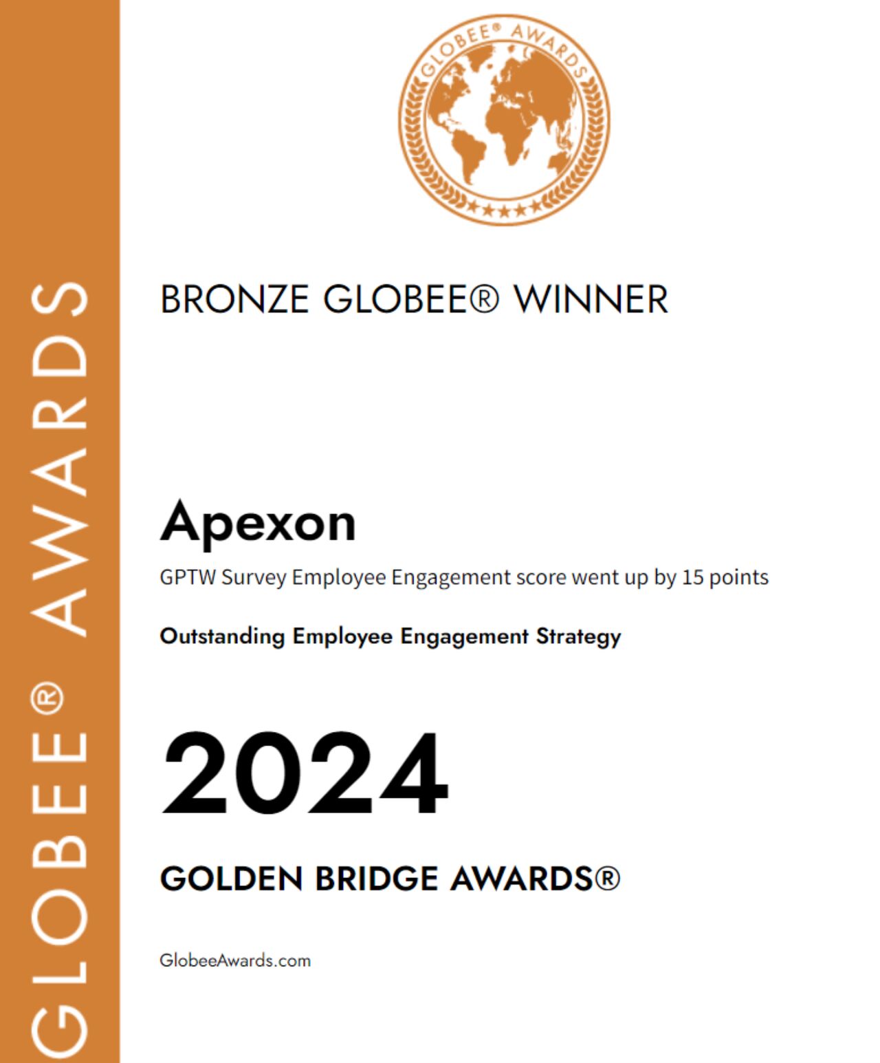 Apexon Wins Prestigious Golden Bridge Awards | Experience, Digital Engineering and Data ...